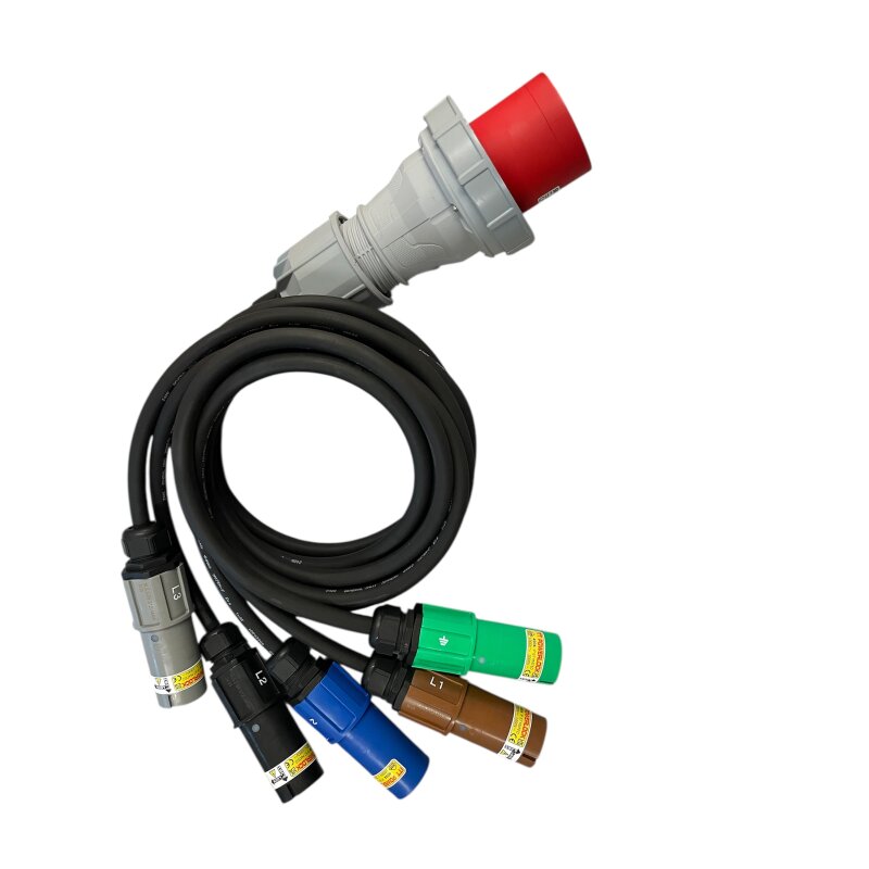 CONTRIK Adapter 125A CEE auf Powerlock 400A, 2m Kabel - PSE - Priggen ...